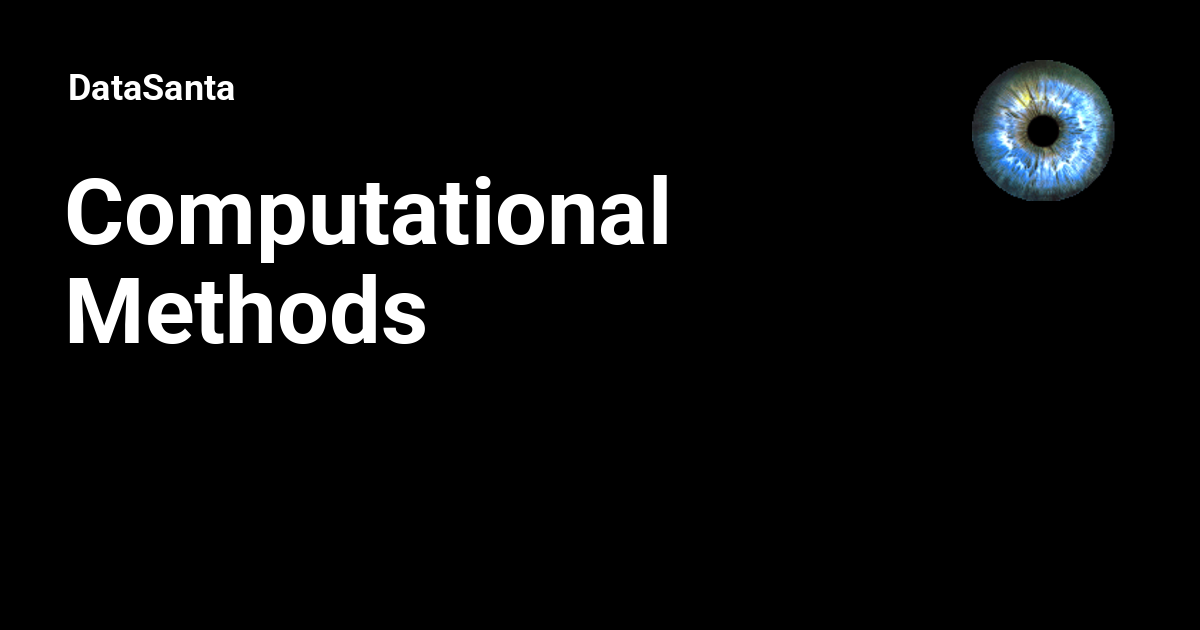 Computational Methods - DataSanta